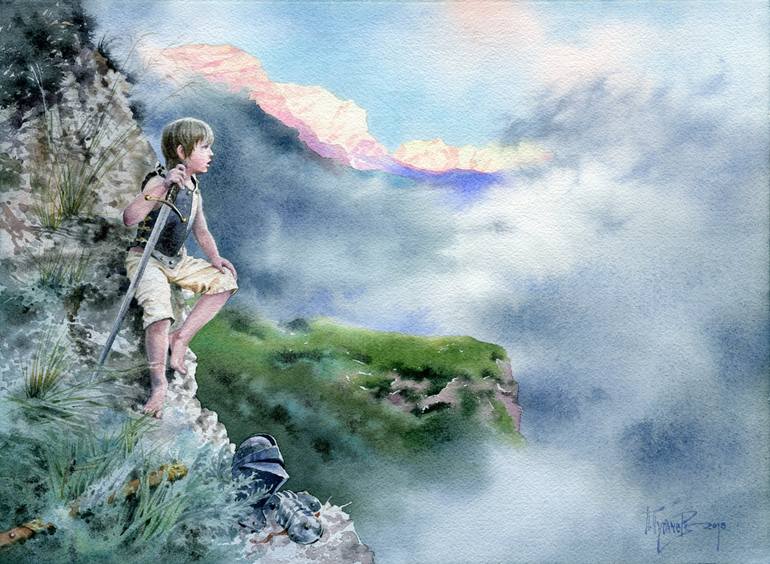 Childhood dreams Painting by Pavel Pugachev | Saatchi Art