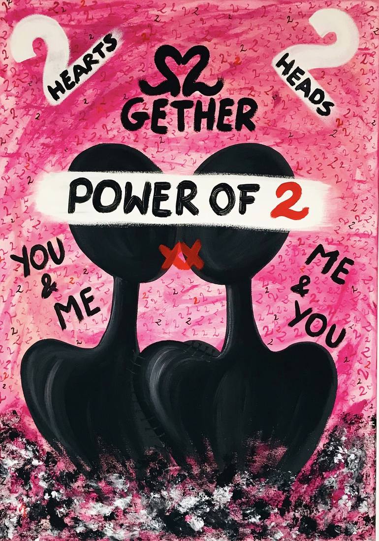 Power of 2 Painting by John and Jane Doe | Saatchi Art