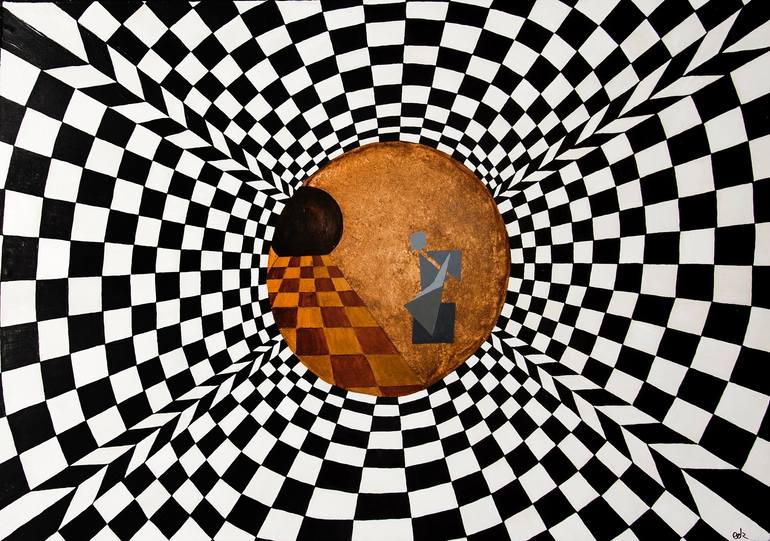 Philosopher Painting by Erin Rivas | Saatchi Art