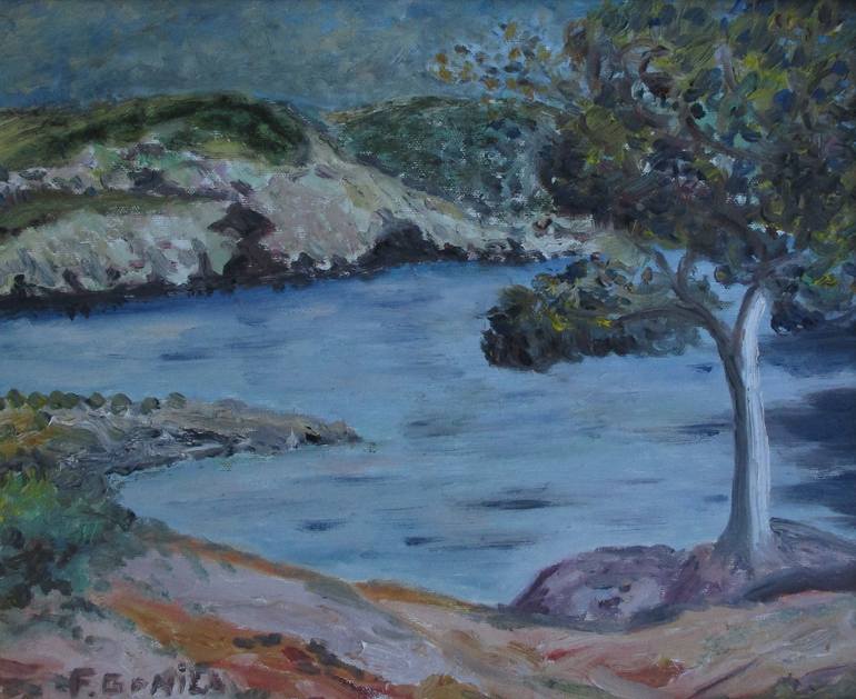 coast seasight Painting by Ferran Gomila | Saatchi Art