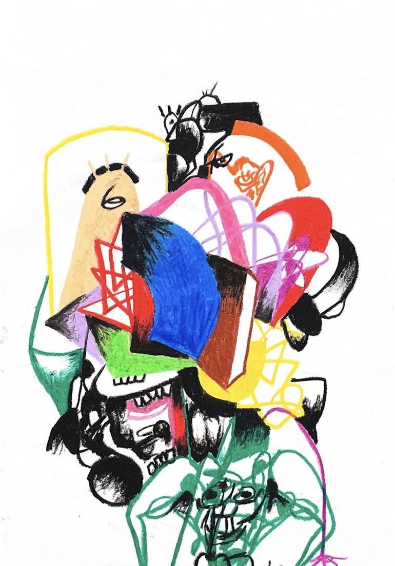 ‘Dissonance’ Drawing by DaShon Aubrey | Saatchi Art
