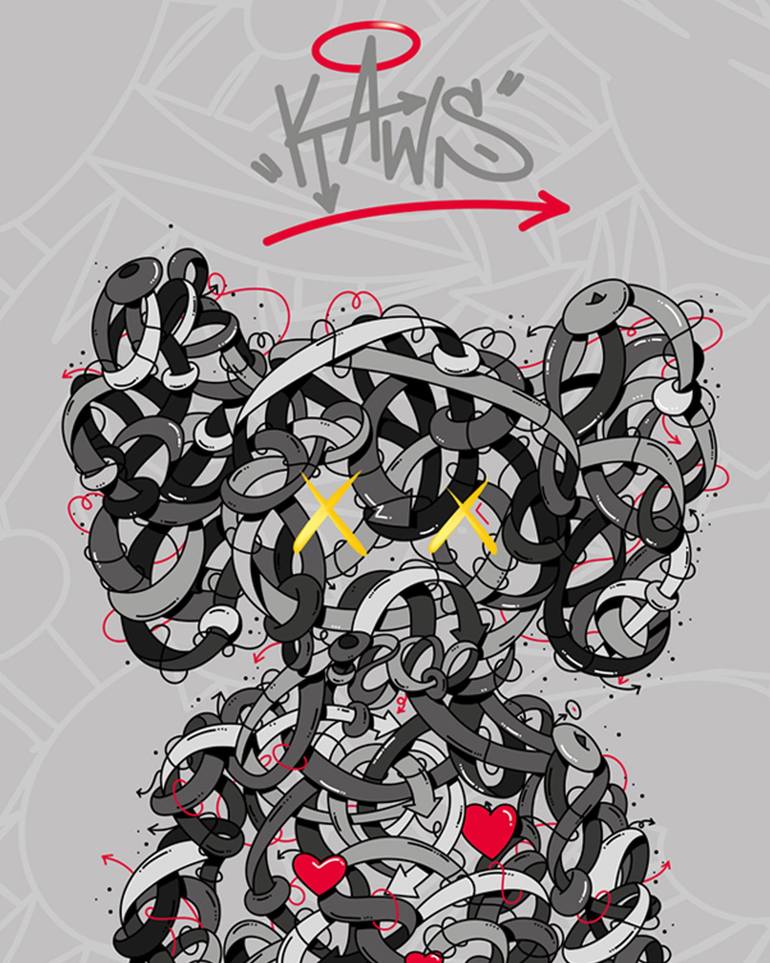 A tribute to Black Companion Painting by The Cici Artist | Saatchi Art