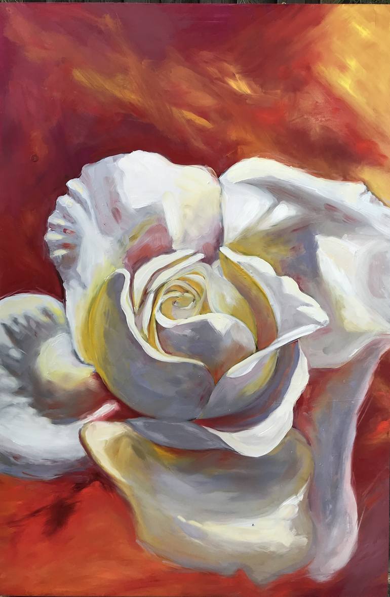 Blooming 1 of 2 Painting by Leanne Hamilton | Saatchi Art