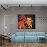 James Bond portrait, original oil painting, man portrait Painting by ...