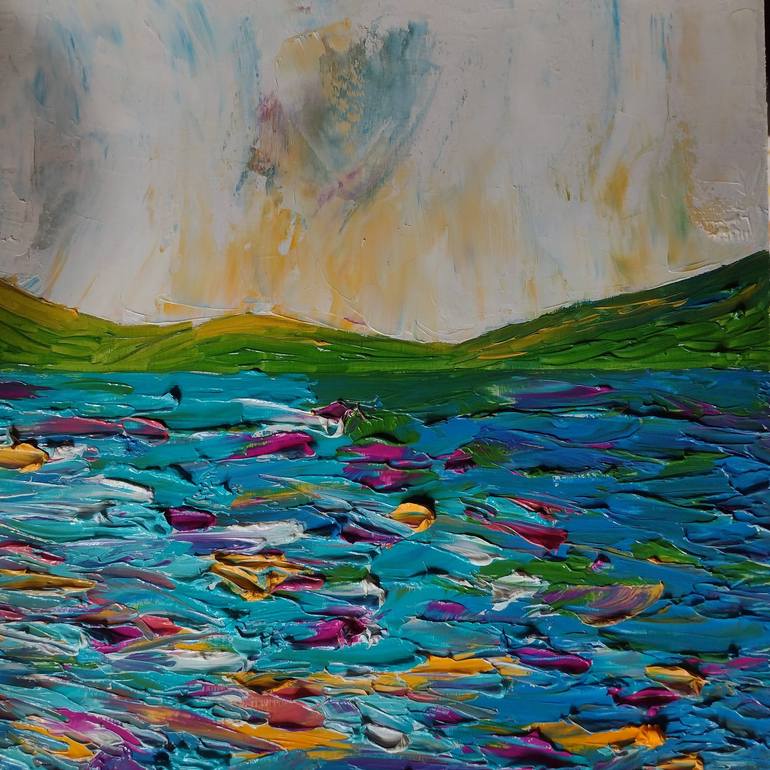 Heaven Painting by Agnes Saint | Saatchi Art