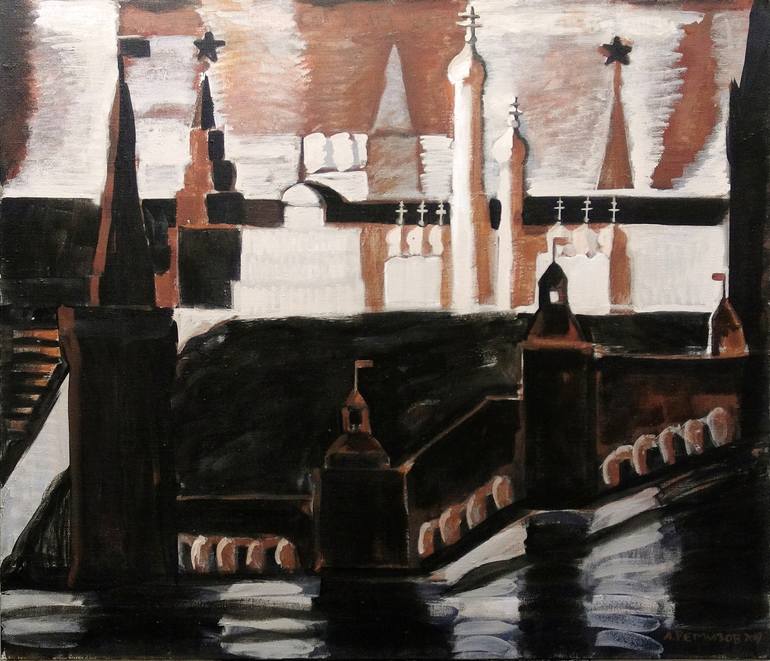 KREMLIN HILL Painting by Alexander Remizov | Saatchi Art