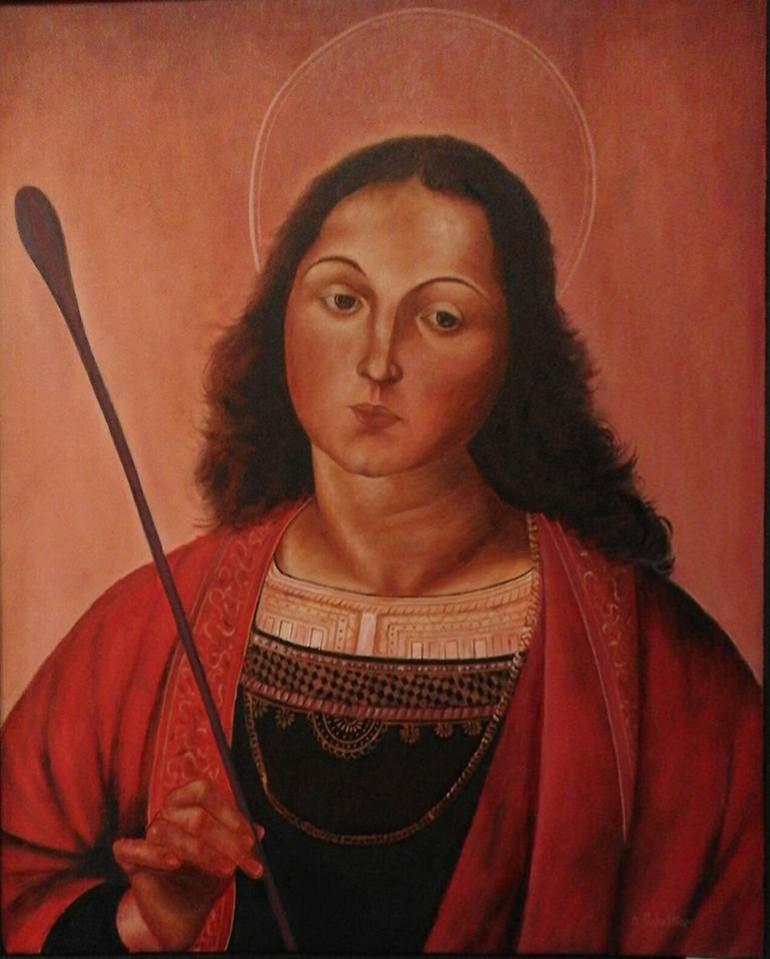 SAINT SEBASTIAN Painting by Sebastian Devasagayam | Saatchi Art