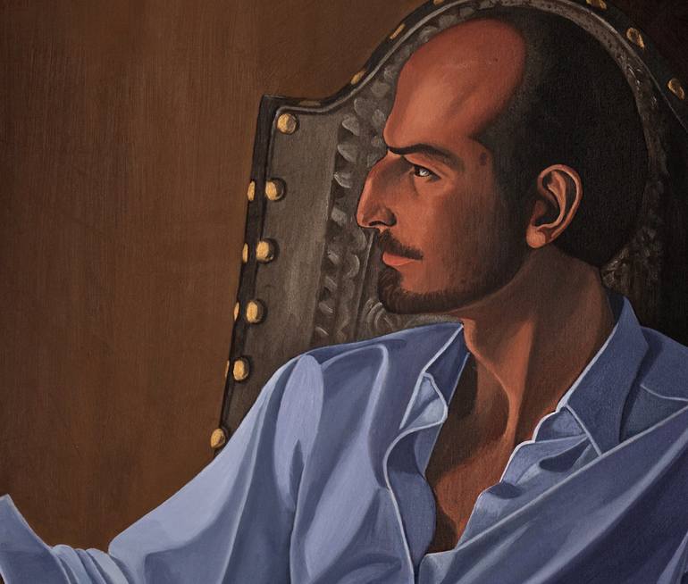 A Sherry In The Afternoon (2001) Painting by Caroline Millott | Saatchi Art