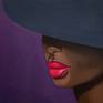 Beauty in a Hat Painting by Caroline Millott | Saatchi Art