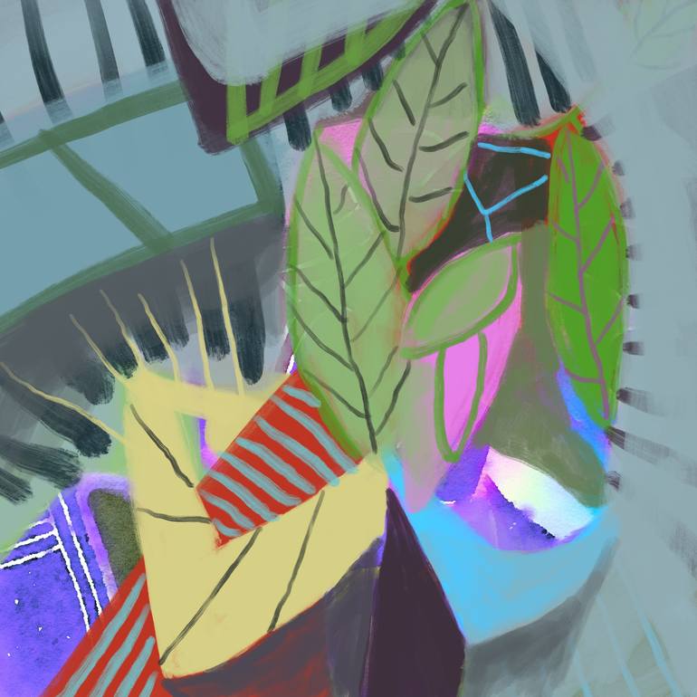 Keanu Leaves Painting by Bryan Cave | Saatchi Art