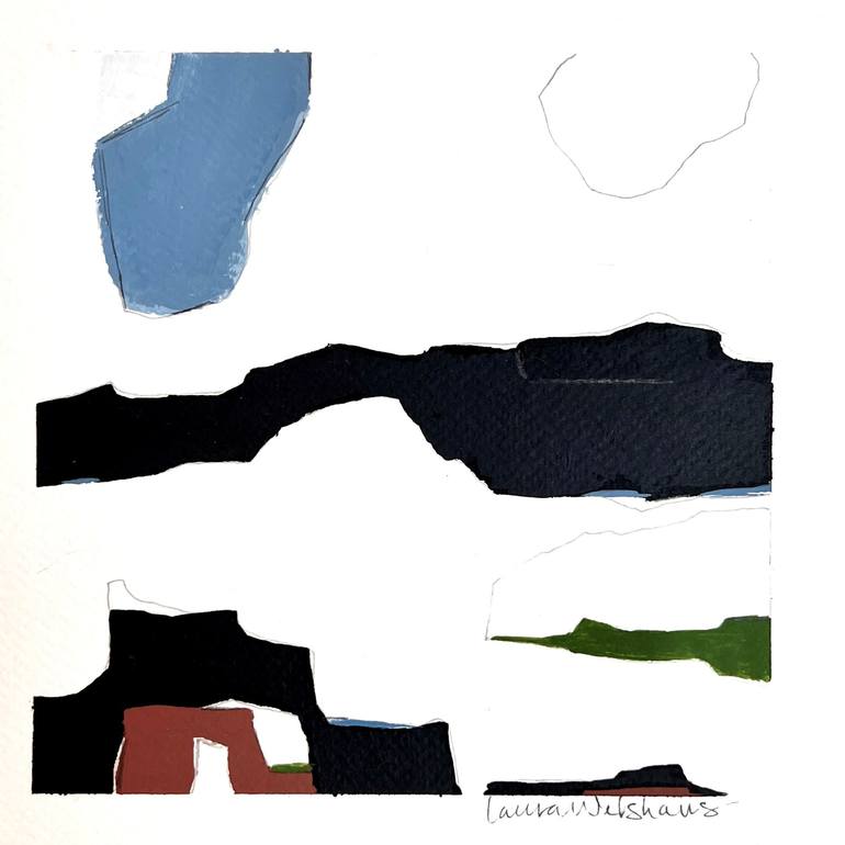 Earth & Sky V Painting by Laura Welshans | Saatchi Art