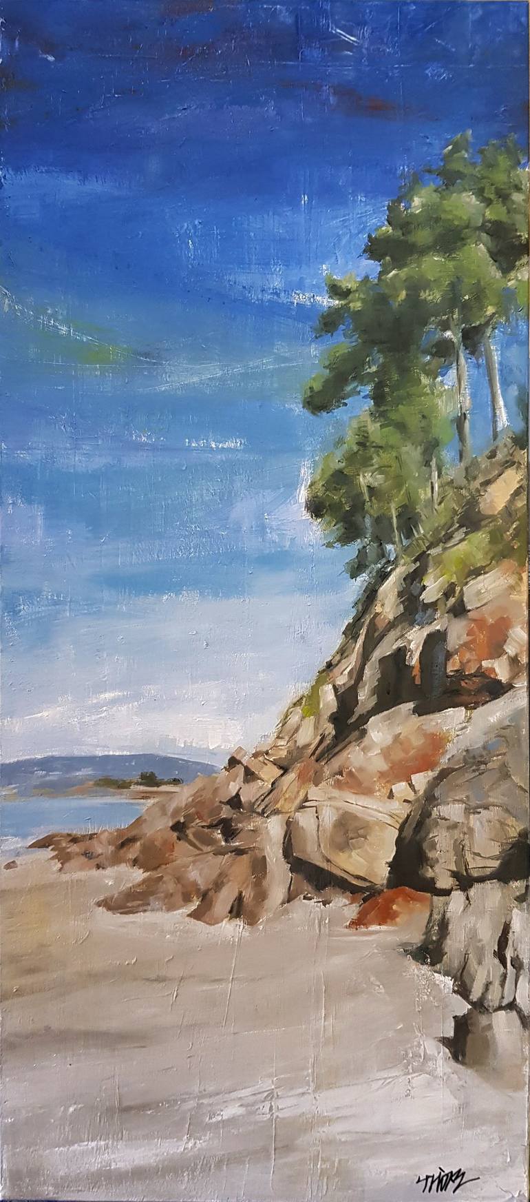 Lapaman playa Painting by Jorge Garrido | Saatchi Art Hong Kong