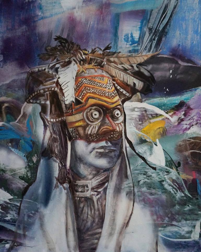 Crazy Hawk Painting by Elliott Abaer | Saatchi Art