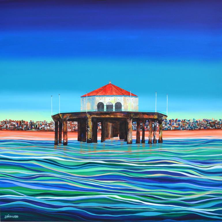 Surfers Eyes Painting by Drica Lobo | Saatchi Art