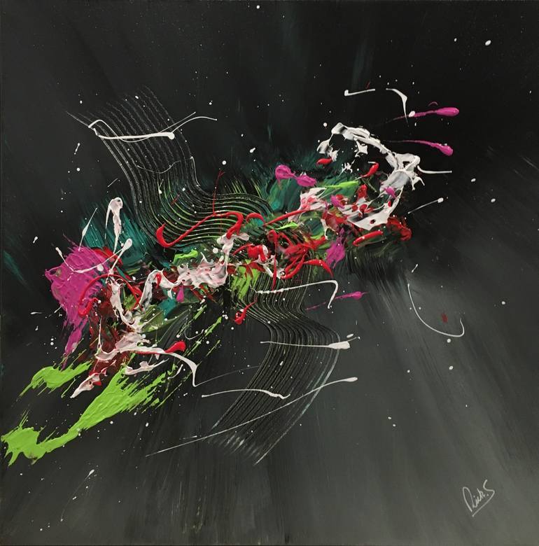 OISEAU DE PARADIS Painting by Rick Smith | Saatchi Art