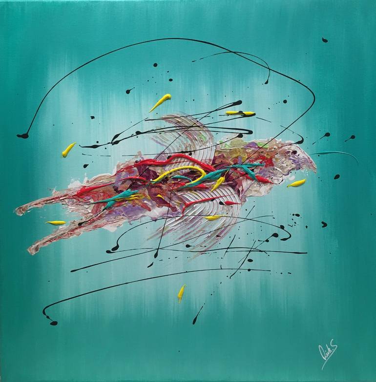 L'OISEAU Painting by Rick Smith | Saatchi Art