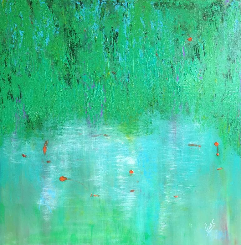 RÉFLEXIONS 4 ÉTÉ Painting by Rick Smith | Saatchi Art