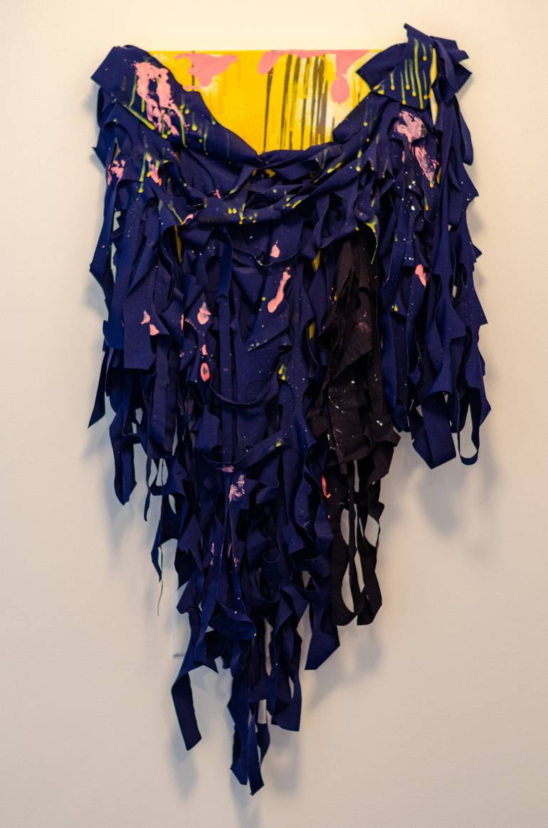 Blue Nylon Painting by Joseph Cunningham | Saatchi Art