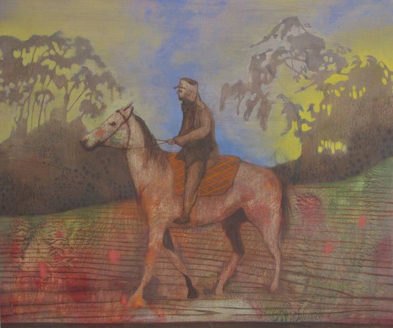 Pale Rider Painting by Ian Long | Saatchi Art