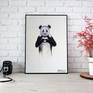 From Panda with love Drawing by Katia Holmes | Saatchi Art