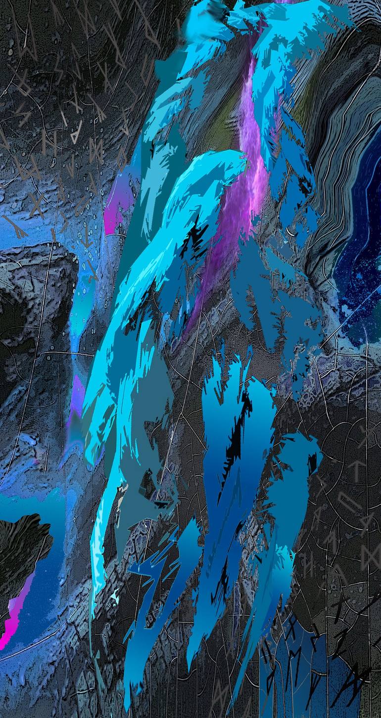 Cryptic Scenery Painting by Ayke Von Weissenfels | Saatchi Art