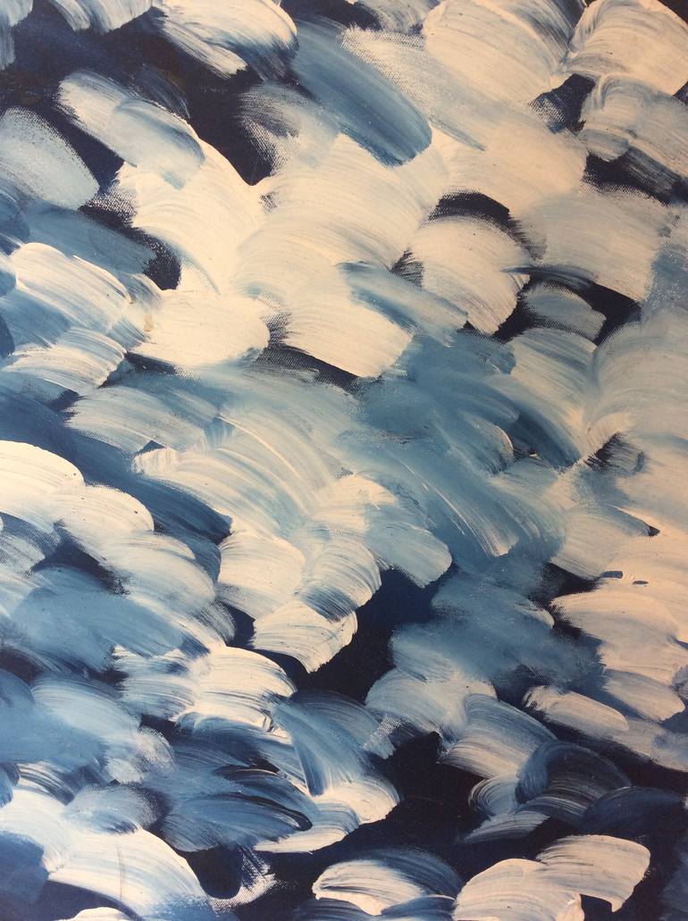 The river Thames London, England. Painting by Dara Flynn | Saatchi Art