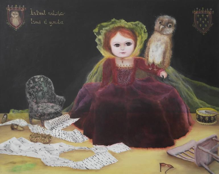 Messy princess Painting by Paula Koysova | Saatchi Art