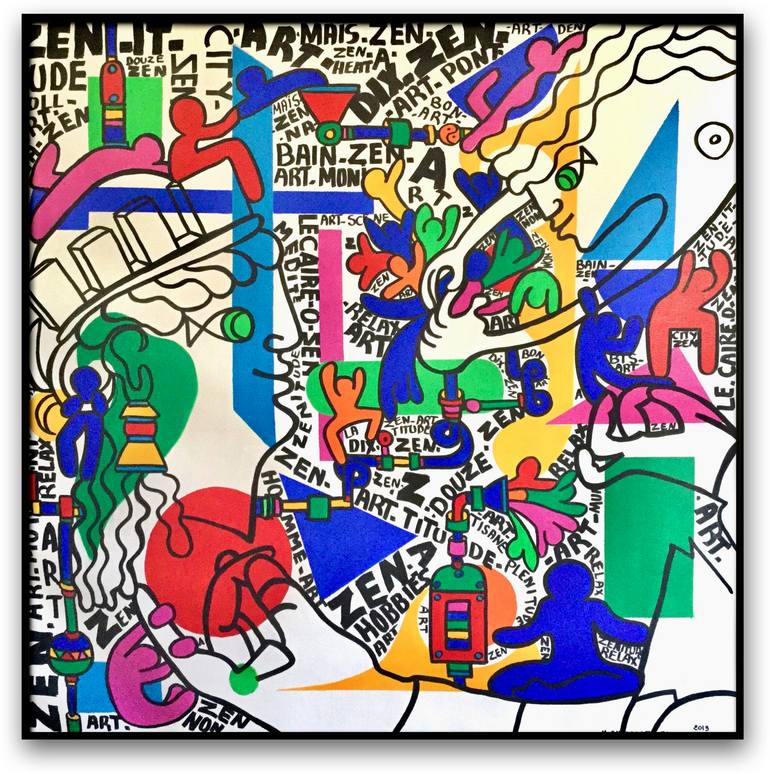 ZEN - IT - TUDE Painting by Michele MAP | Saatchi Art