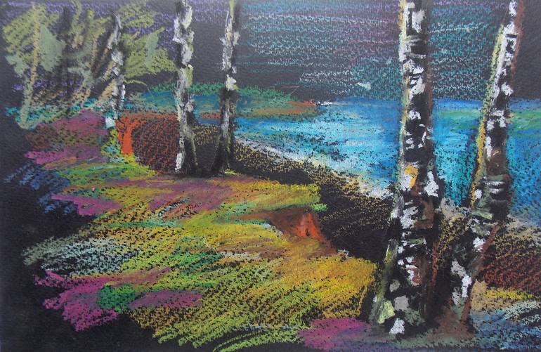 The Baltic Sea Drawing by Marina Besedina | Saatchi Art