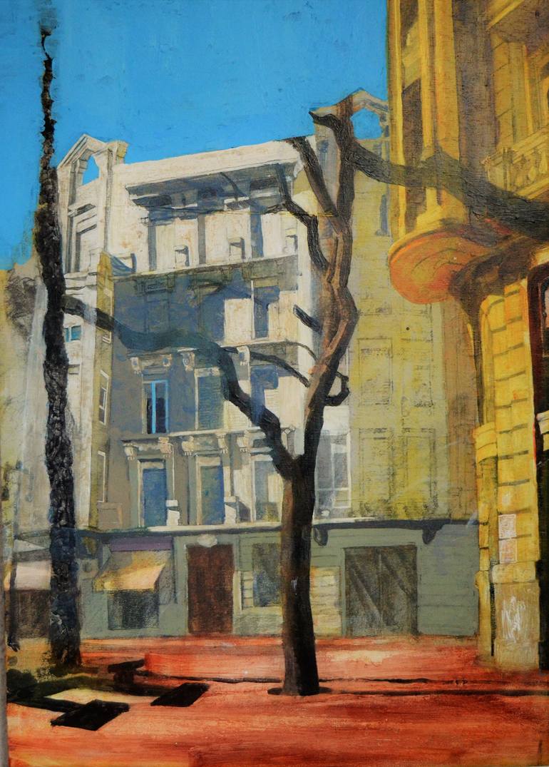 Tree on the street of the Marquis of Turia Painting by Samuel Garijo ...