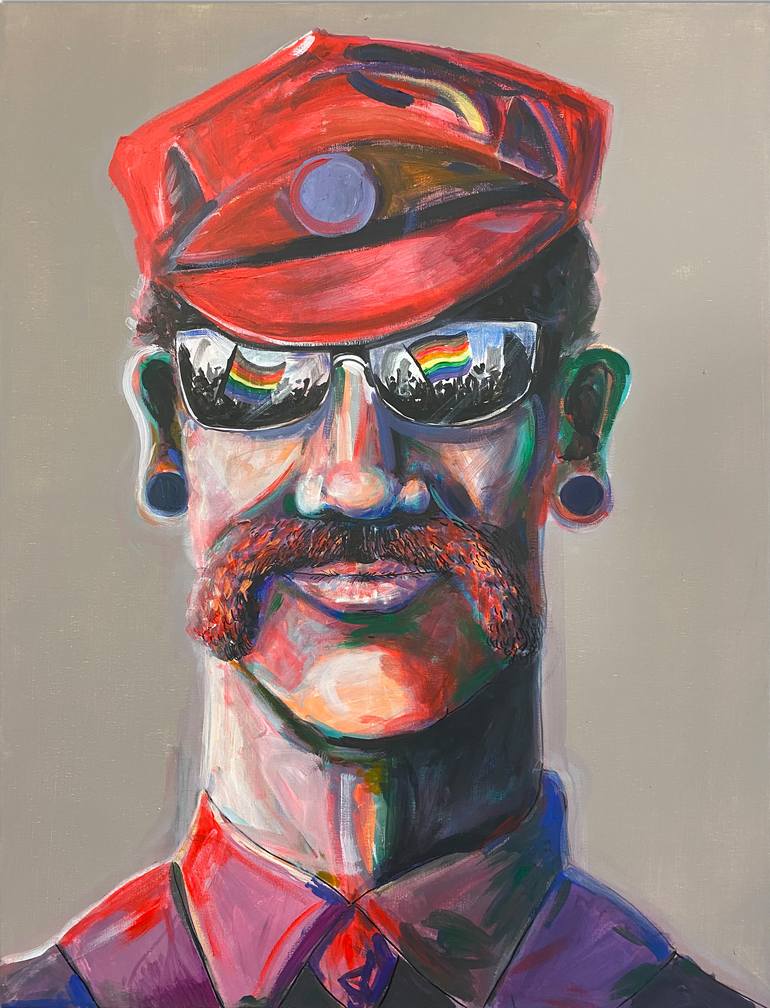 The Force of Love Painting by Greif Lazic | Saatchi Art