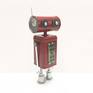 Found Objects Robot Sculpture / Assemblage Robot Figurine Sculpture by ...