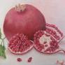 Pomegranate Painting by Nadya Lebedeva | Saatchi Art