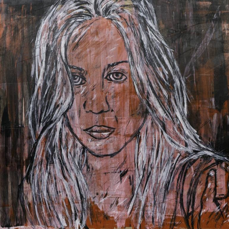 Scarlet III Painting by Taylor Bingham | Saatchi Art