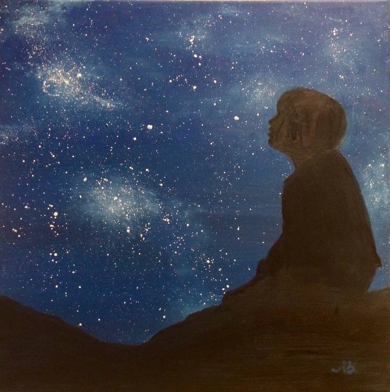 The dreamer Painting by Nicoleta Badalan | Saatchi Art