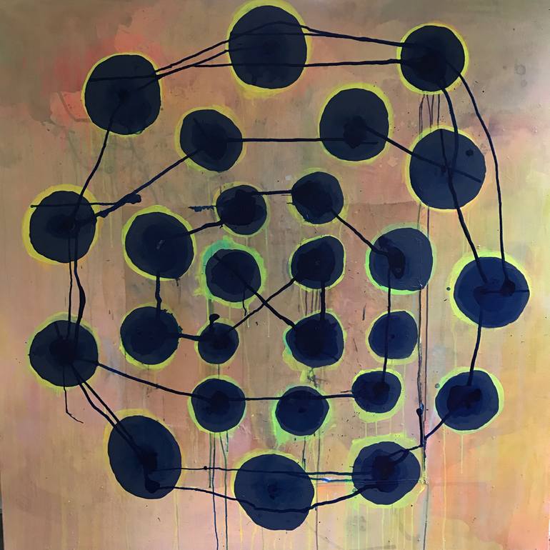 NODES Painting by Susannah Slocum | Saatchi Art