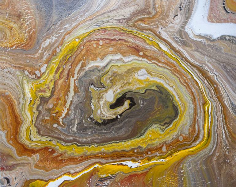 'Swirl of Attraction' Painting by Mars Woodhill | Saatchi Art