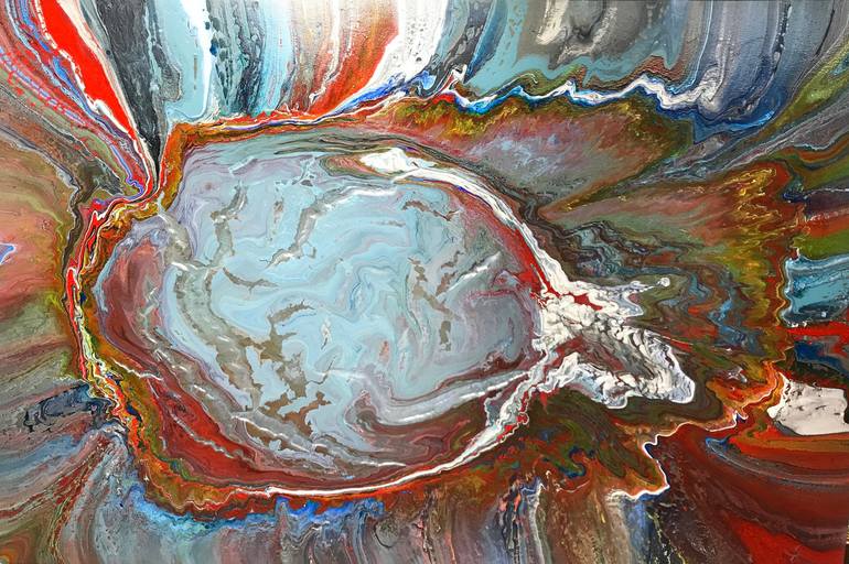 'Pending Discovery II' Painting by Mars Woodhill | Saatchi Art