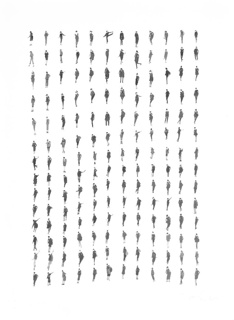 Tinta Negra (1) Painting by Juana Cespedes | Saatchi Art