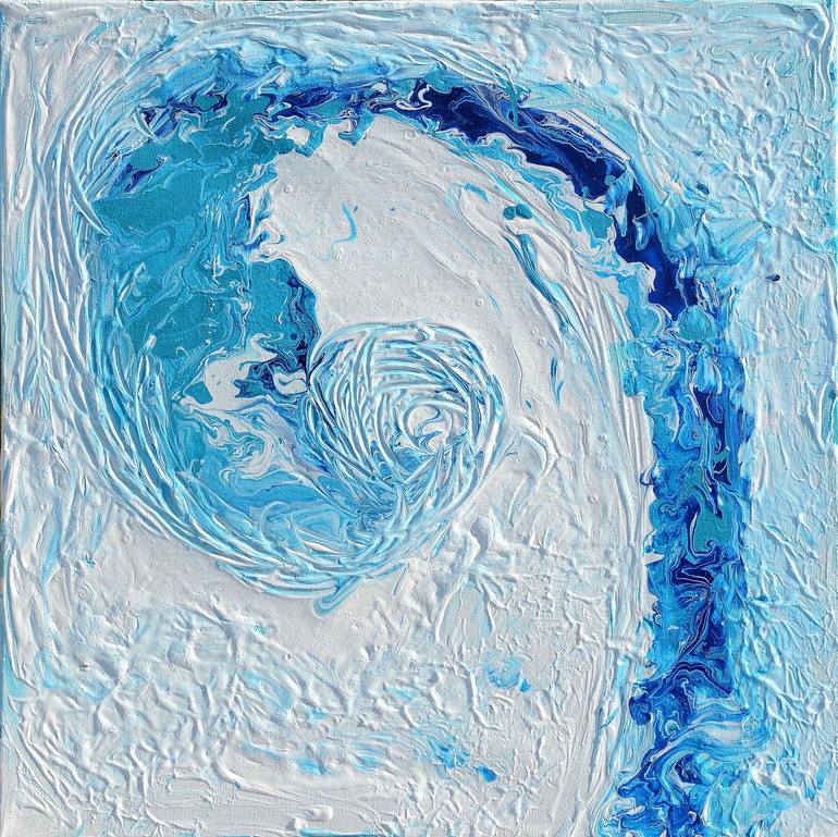 Turbulence of Divine Outflow Painting by Iliana Ovtcharova | Saatchi Art