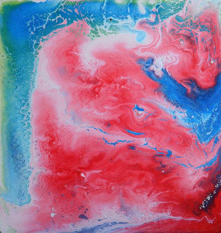 Birth of hot temper Painting by Iliana Ovtcharova | Saatchi Art