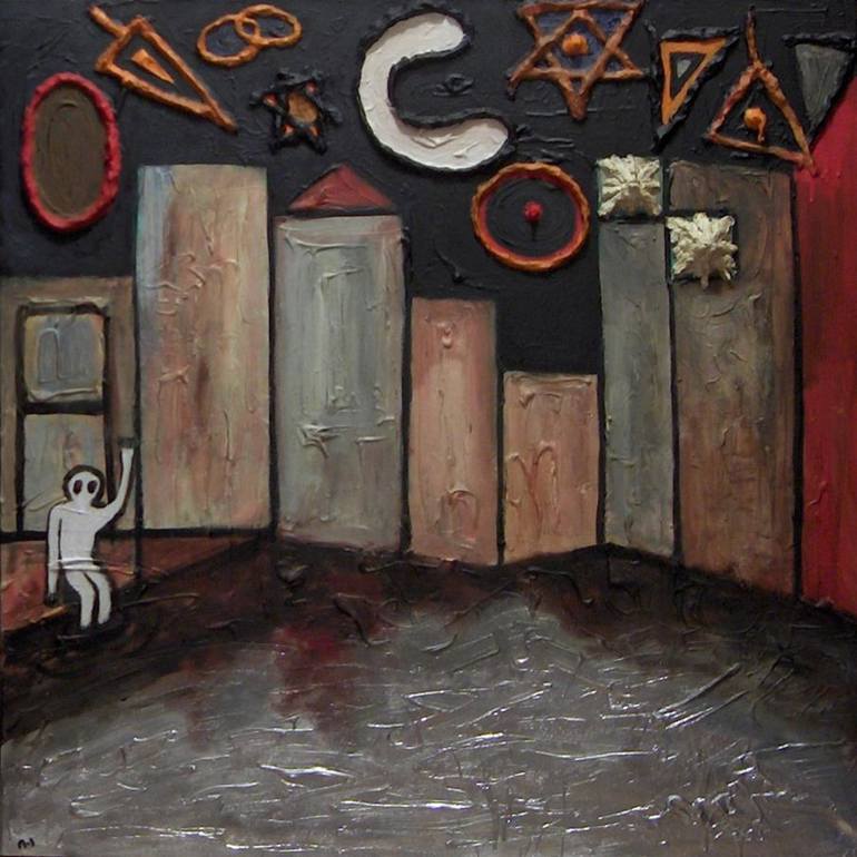 saludos desde la ciudadela estrellada Painting by Alberto Ros | Saatchi Art