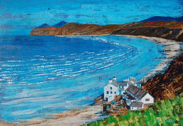 Morfa Nefyn - North Wales Painting by Rob Leckey | Saatchi Art