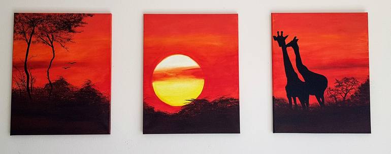 African Savannah Painting by Divya Jose | Saatchi Art