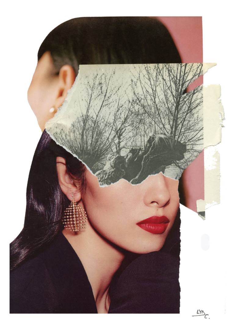 Ghosts Collage by Lydia Cecilia | Saatchi Art