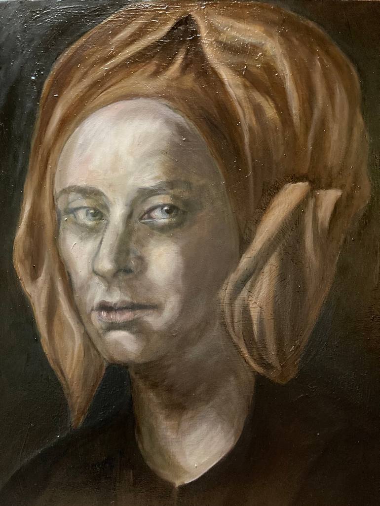 Flemish Woman Painting by Gabriella Di XX Miglia | Saatchi Art