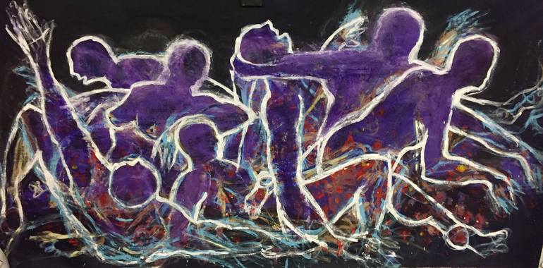 The disunity of languages Painting by Andrea De Luca | Saatchi Art