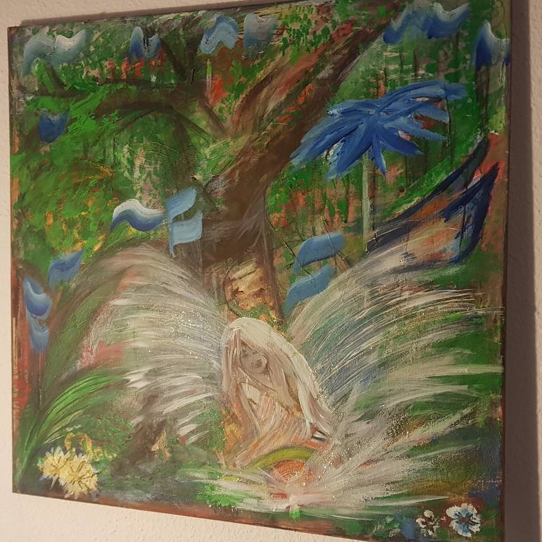 Angel From Another Dimension Painting by Baki Ili | Saatchi Art