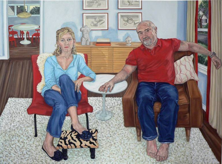 Modern Love Painting by Patricia Horing | Saatchi Art