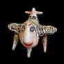 Happy airplane - Ceramic sculpture Sculpture by Sergey Gerasimenko ...